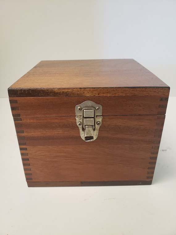 ANTIQUE MAHOGANY BOX | Etsy