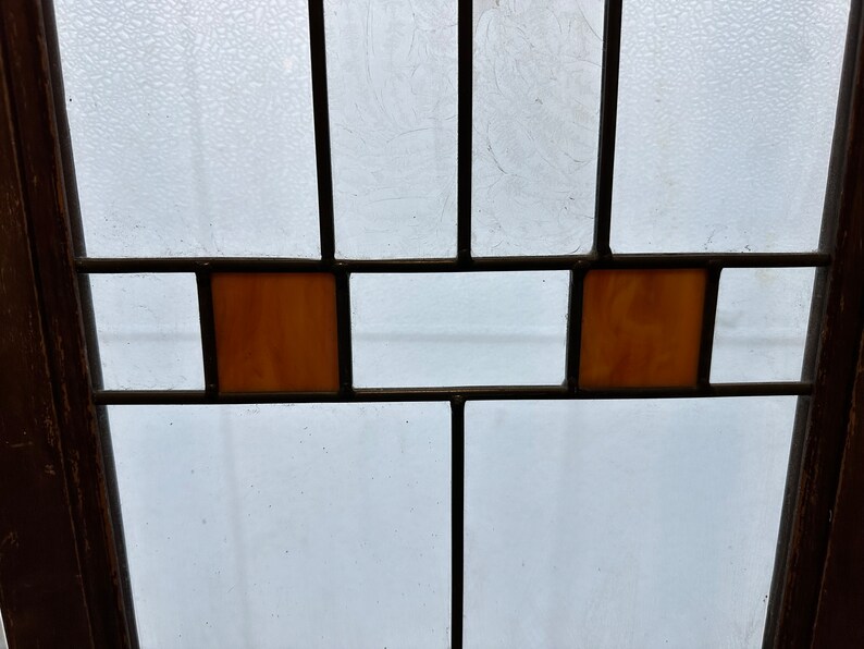 Beautiful Stained Glass Detail Cabinet Door From the Arts and Crafts ...
