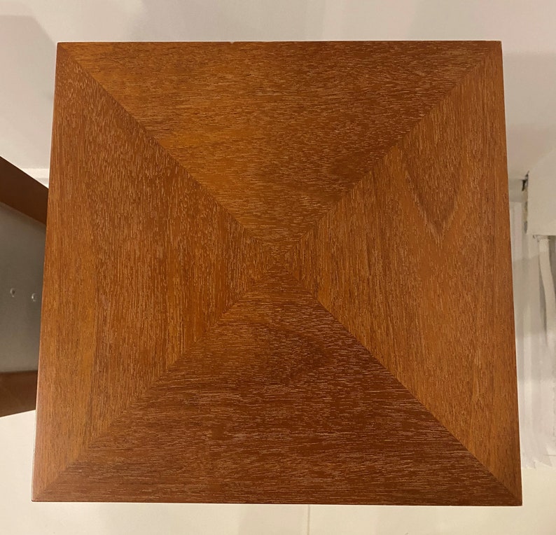 Rusty Wolfe Original Mahogany and Stainless-steel Pedestal - Etsy