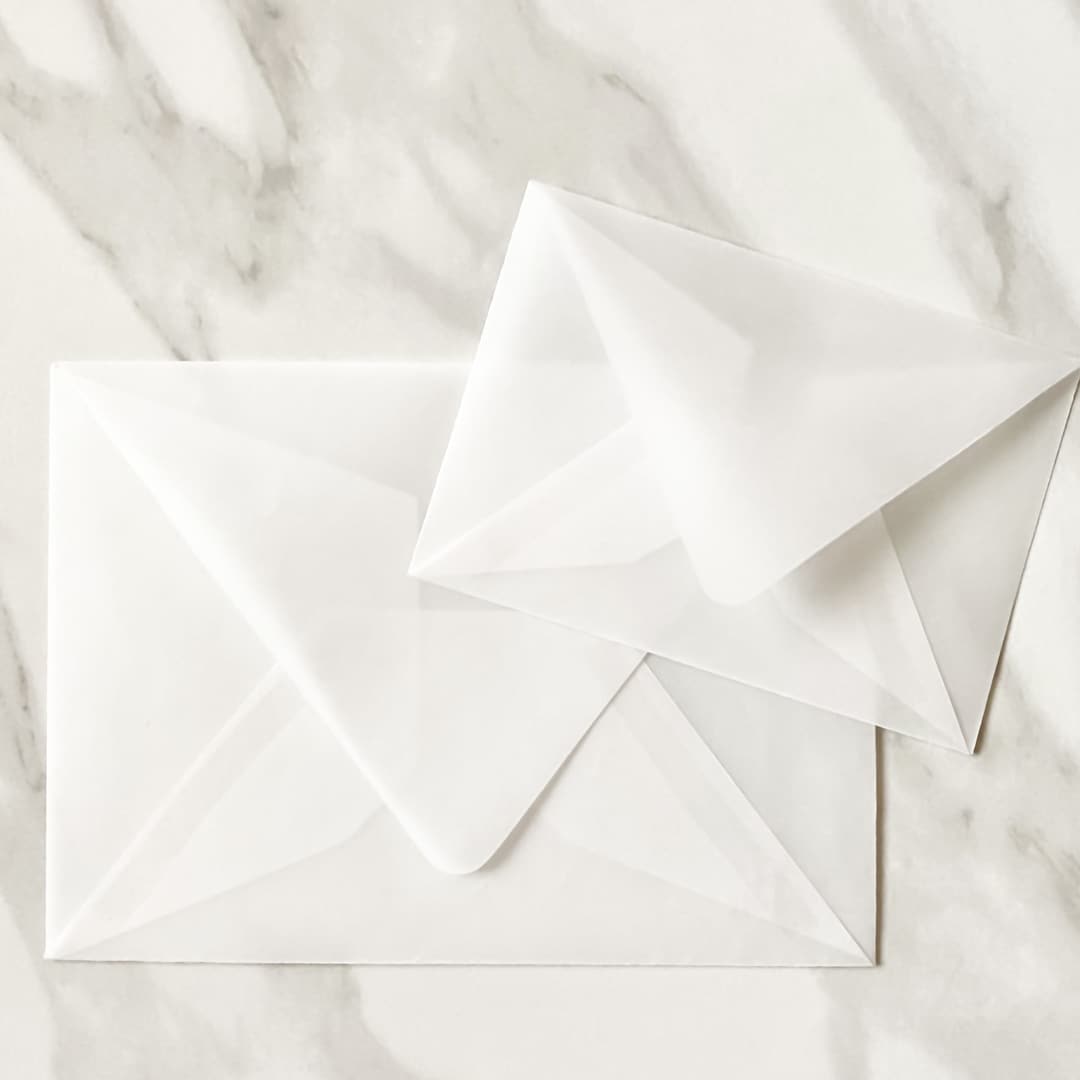 Vellum Envelope, Clear Envelope, Translucent Envelope, Euro Envelope ...
