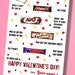 Personalised VALENTINE'S DAY Chocolate Message Board DIGITAL Download ...