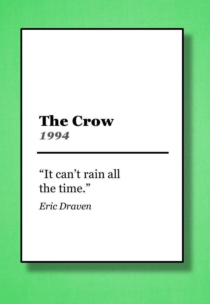 Digital Download THE CROW Film Print / Print at Home / Digital Art ...