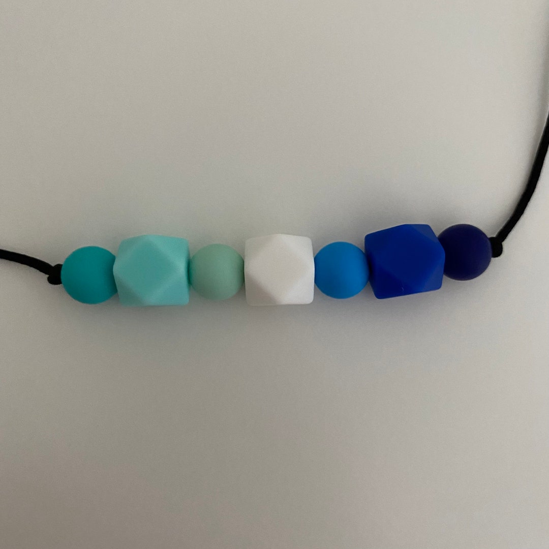 MLM ADULT Sensory Necklace Gay Pride Stim Necklce Adult Fidget Necklace ...