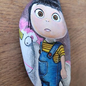 Despicable Me, Agnes Hand Painted Rock - Etsy