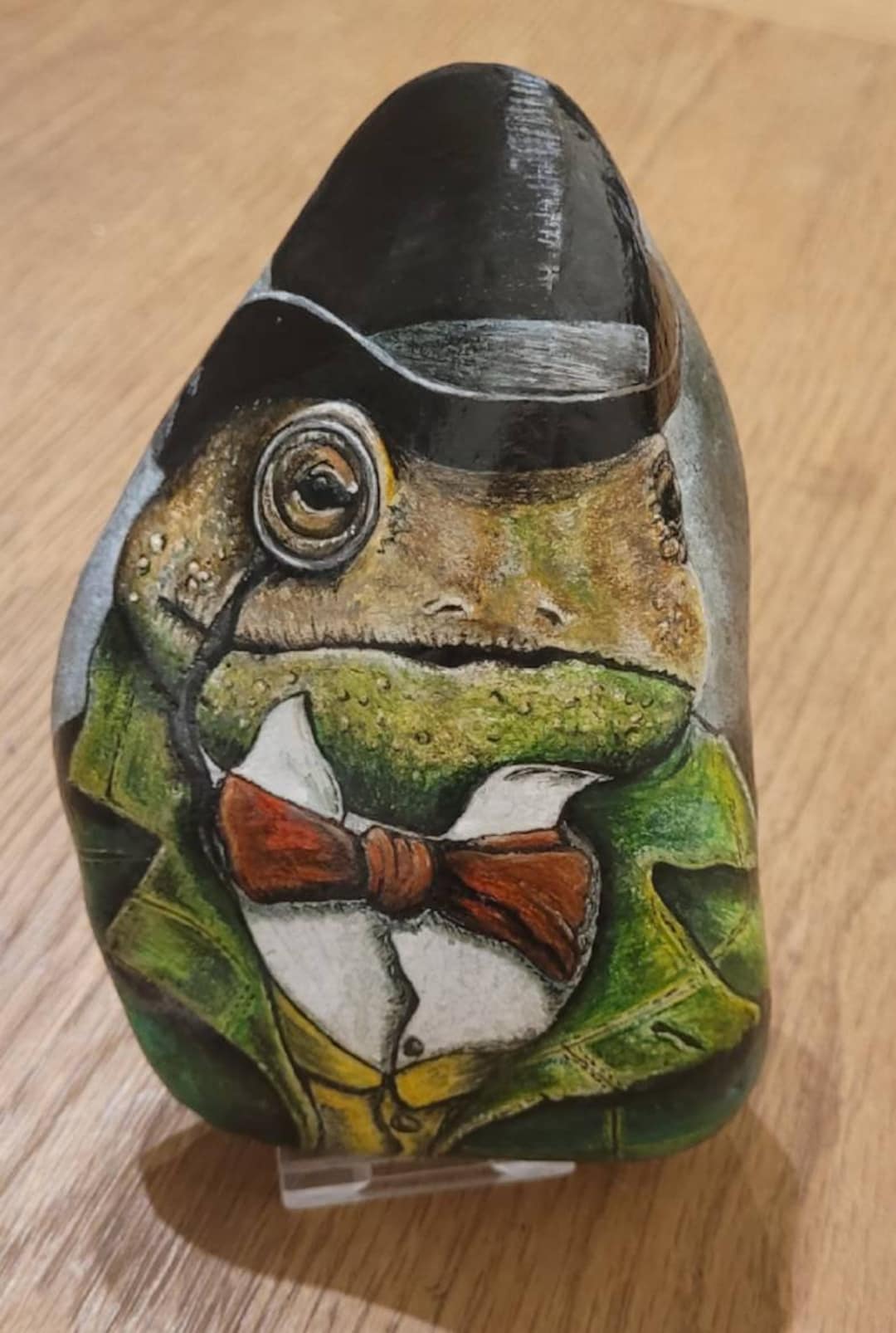 Hand Painted Mr Toad Rock - Etsy