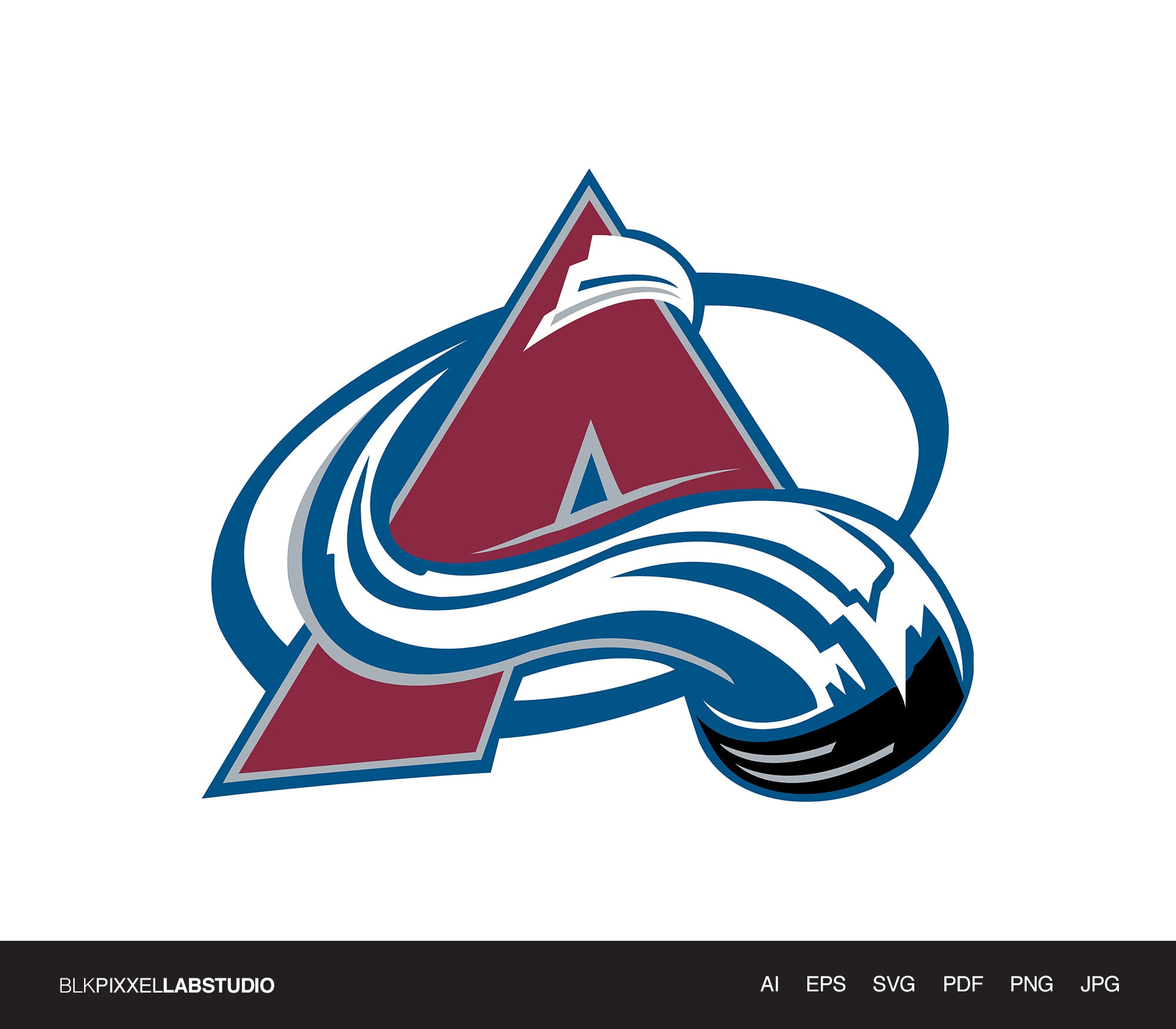 Colorado Avalanche NHL Logo: svg eps ai png jpg pdf | Etsy