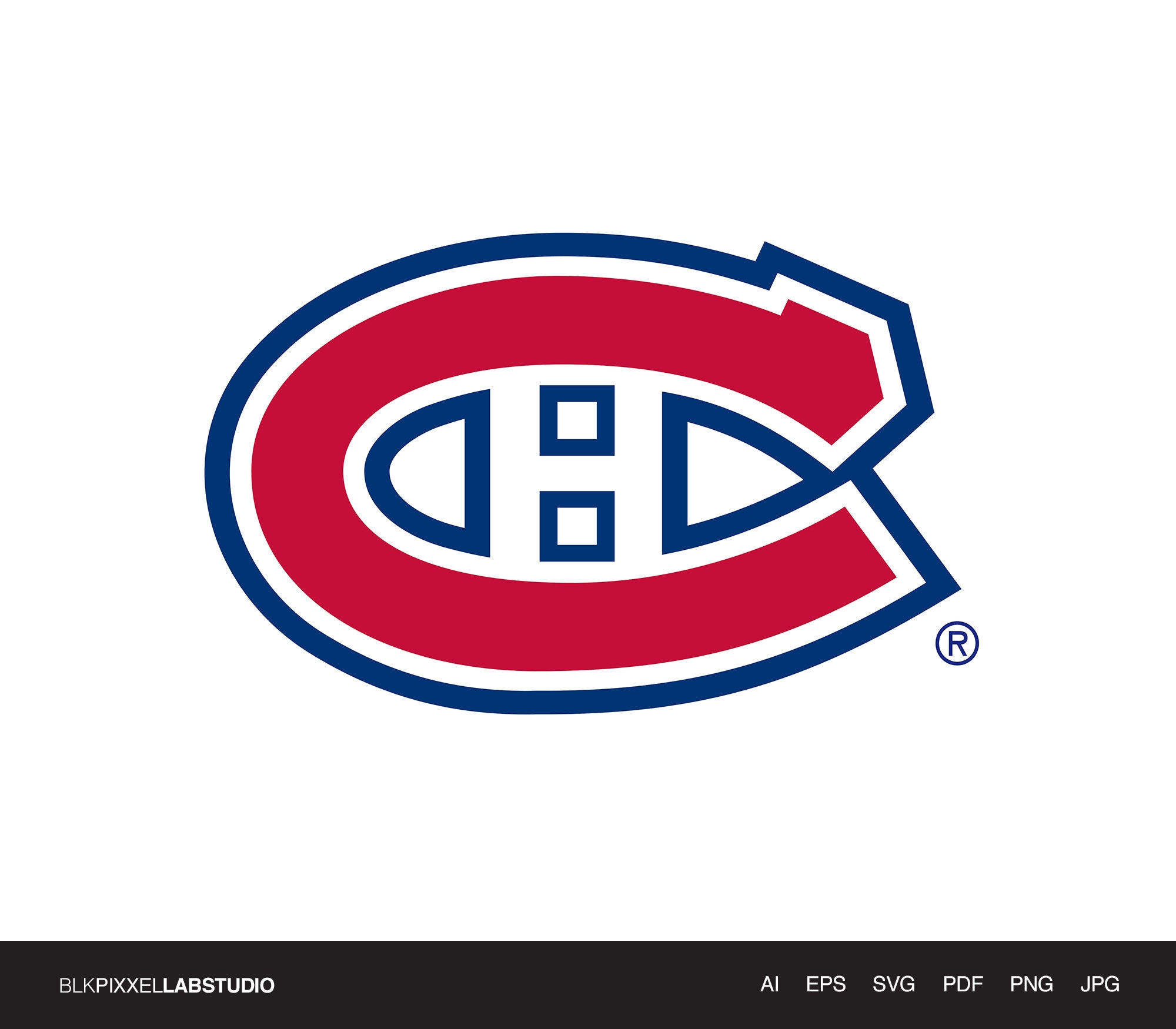 Montreal Canadiens NHL Logo: svg eps ai png jpg pdf | Etsy