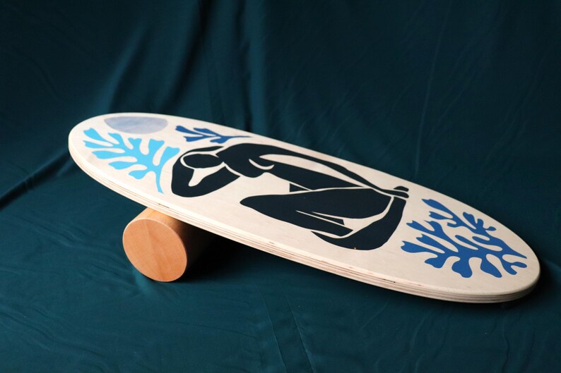 Matisse, Blue Lady, Art Balance Board, Handmade Board, Hand Painted ...
