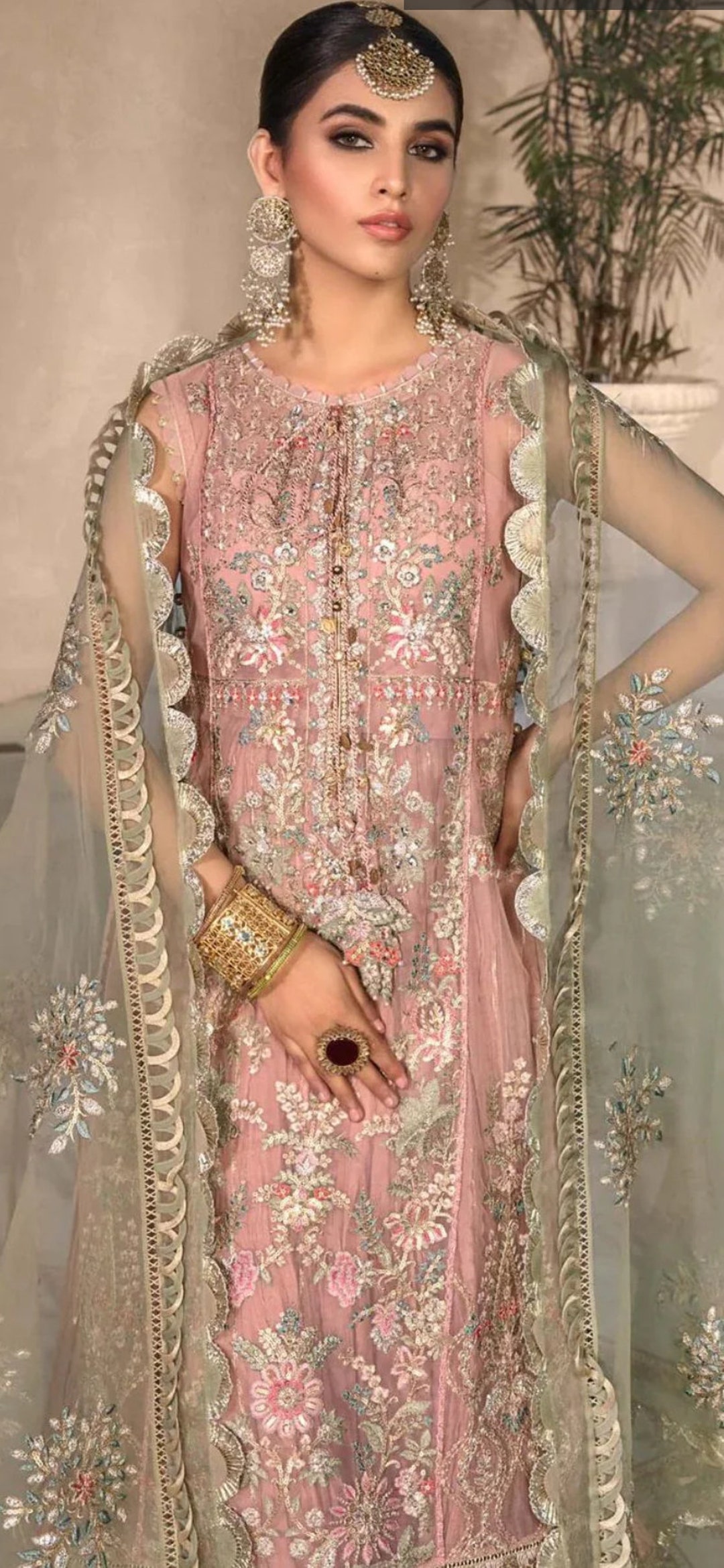 Latest New Arrival of Inspired Pakistani Salwar Kameez Organza With ...