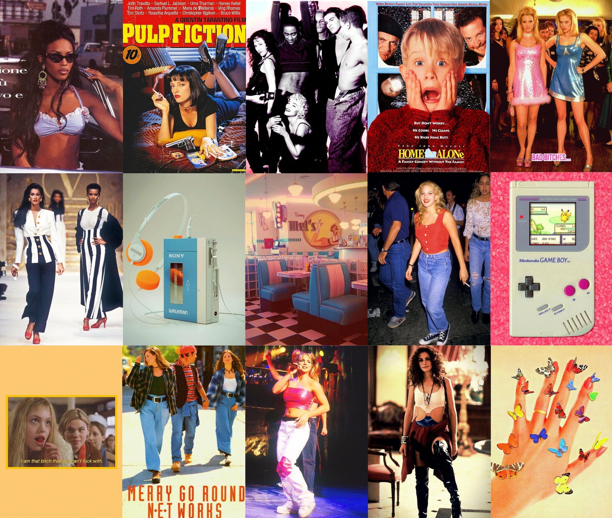 90s Aesthetic Wall Collage Kit: DIGITAL Set of 70 Posters 90s - Etsy