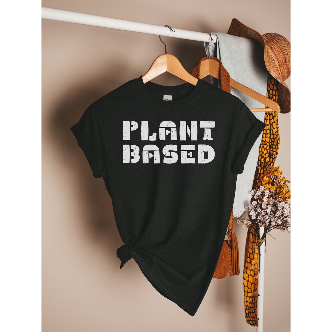 Plant Based T-Shirt Ladies Unisex Crewneck Shirt Cute Vegan | Etsy