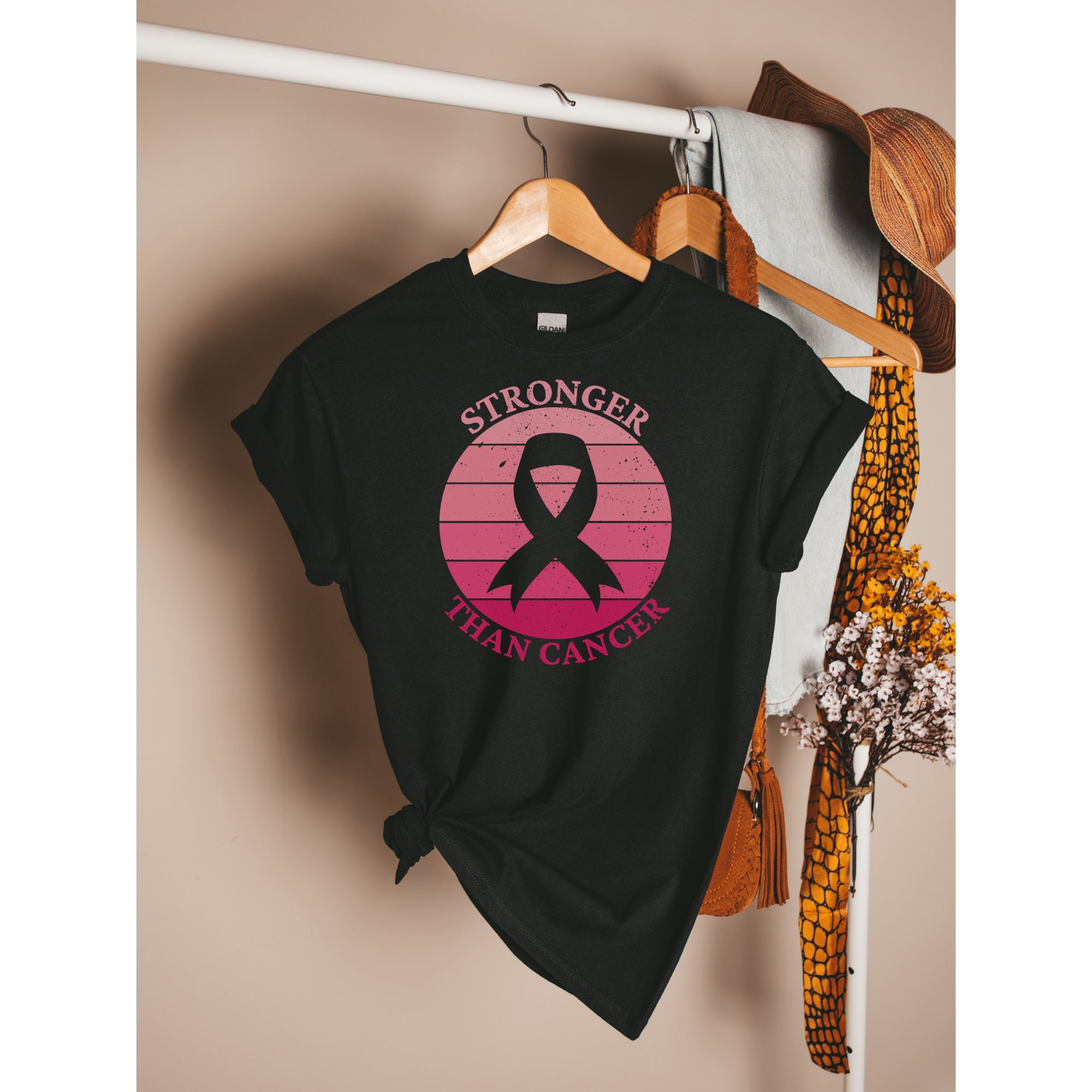 Stronger Than Cancer Shirt Survivor Shirt Breast Cancer Etsy
