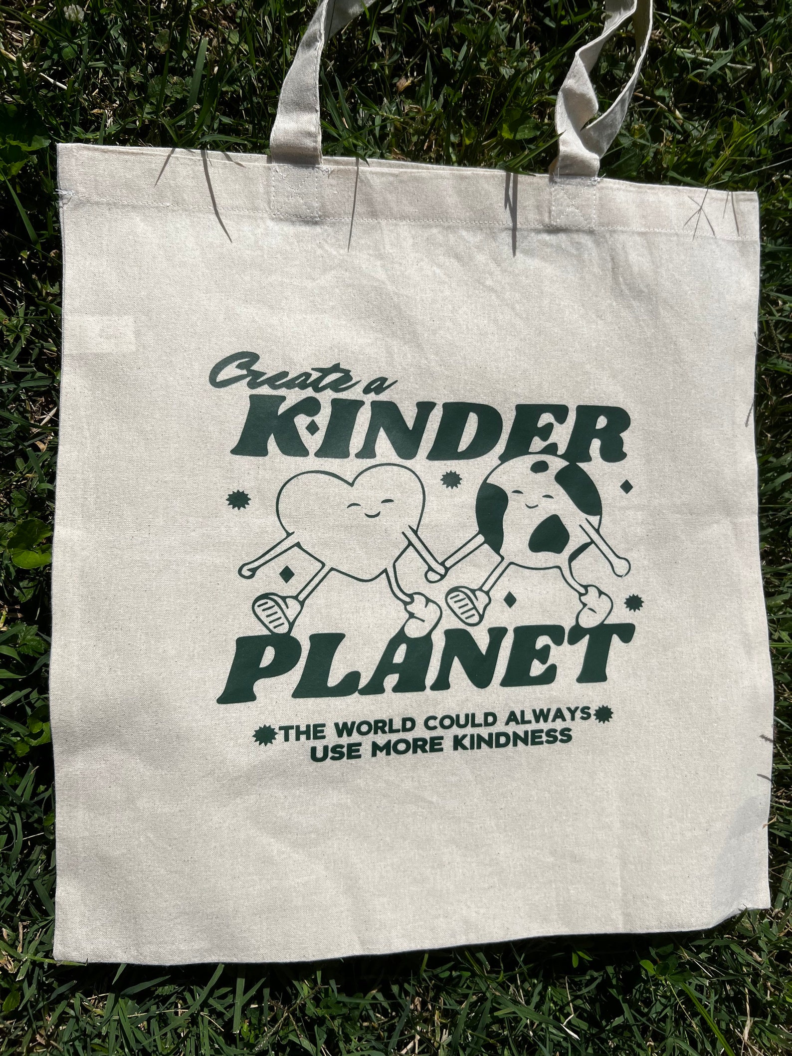 Aesthetic Tote Bag Earth Day Kindness/spread Love and Be - Etsy