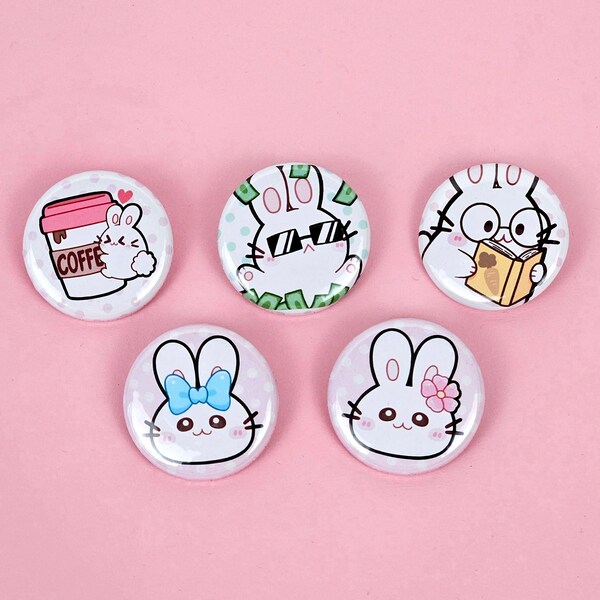 Bunny Buttons - Etsy