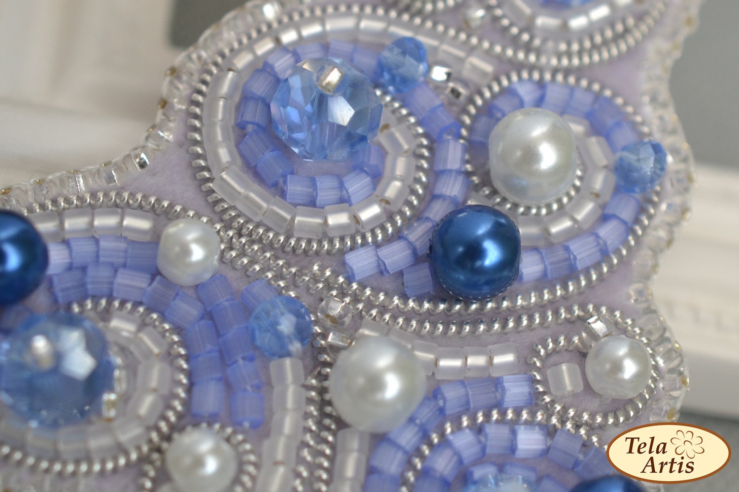 DIY Beaded Brooch Kit Frosty Christmas Tree - Etsy