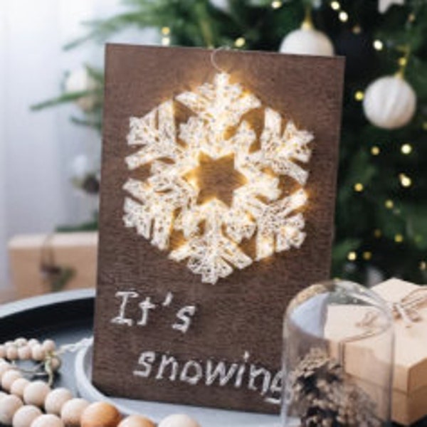Snowflake String Art - Etsy