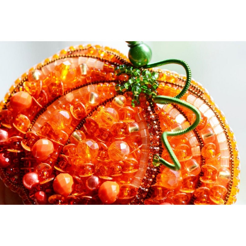 DIY Beaded Brooch Kitdiy Embroidery Kit Embroidery Kit - Etsy