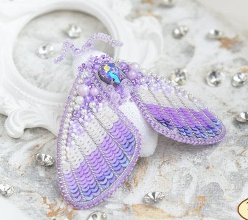 DIY Beaded Brooch Kit Bagdiy Embroidery Kit Jewelry Diy Kit - Etsy