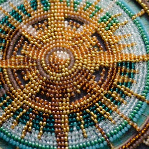 Compass Bead Embroidery Kit: DIY Navigation Scene Decor - Etsy