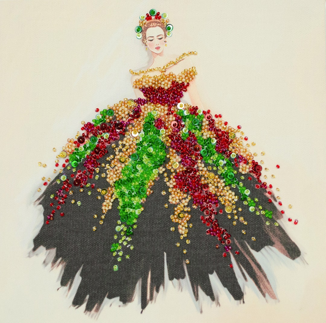 Bead Embroidery Kit Color Dance (genre Scenes) - Etsy