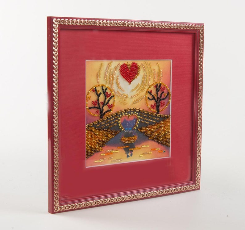 Beaded Picture Frames.beaded Picture Ready Bead Embroidery - Etsy