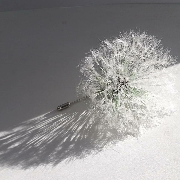 Dandelion Brooch - Etsy