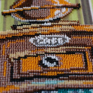 DIY Bead Embroidery Kit Coffee With Lemon ,still Life,bead Art Pictures ...