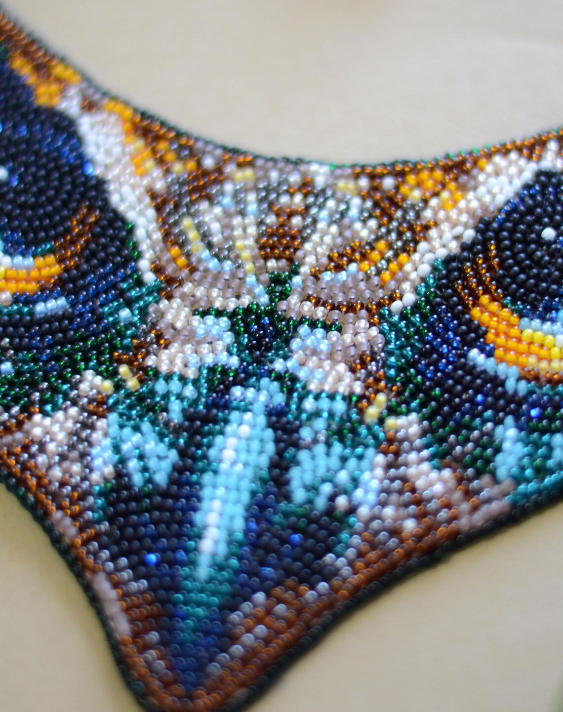 Fearless Gaze Magical Bead Embroidery Kit - DIY Mystical Art Craft ...