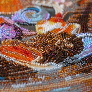 DIY Bead Embroidery Kit the Sea With You, Deco Scenes, Beaded Animal ...