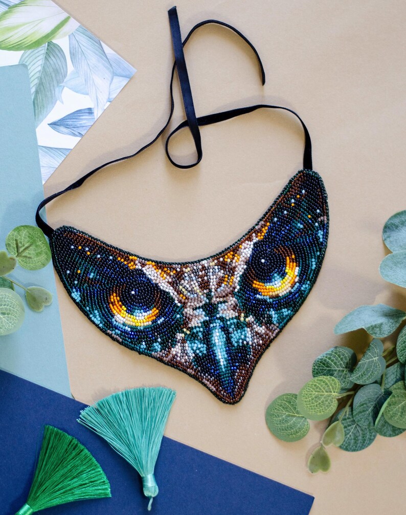Fearless Gaze Magical Bead Embroidery Kit - DIY Mystical Art Craft ...