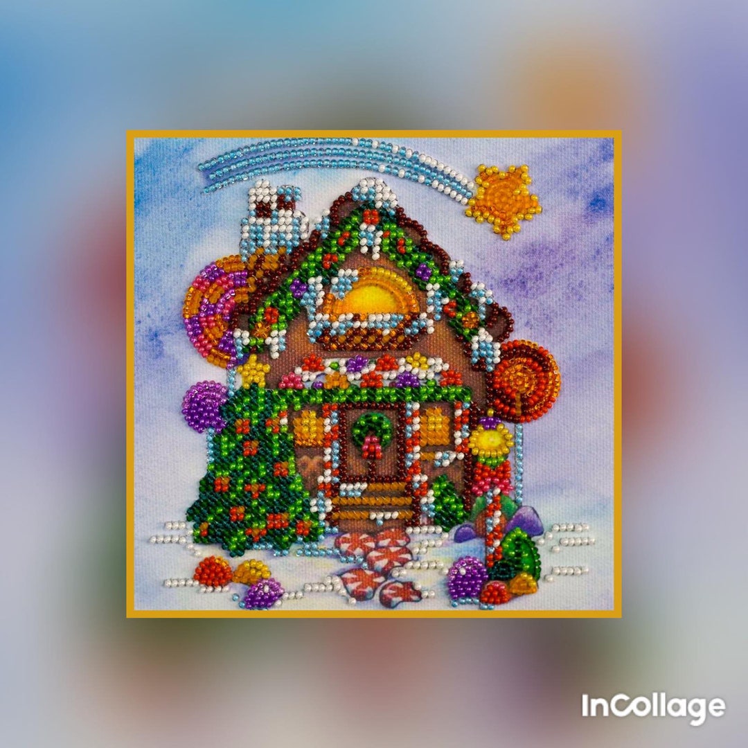 DIY Beaded Picture Mini-kit Tree, Bead Art Pictures, Craft Beads ...