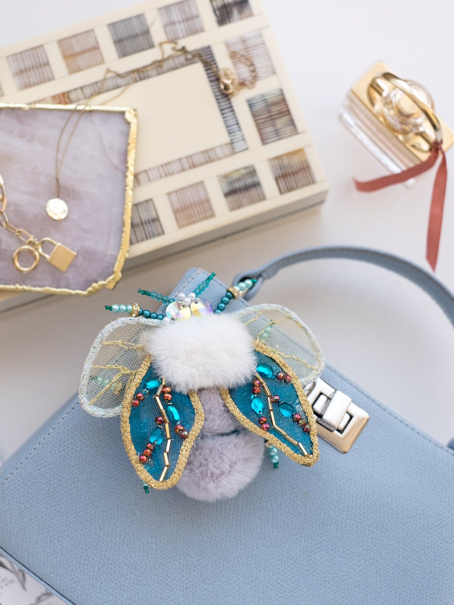 DIY beaded broosh Wonderful brooch Moth fluffy brooch | Etsy