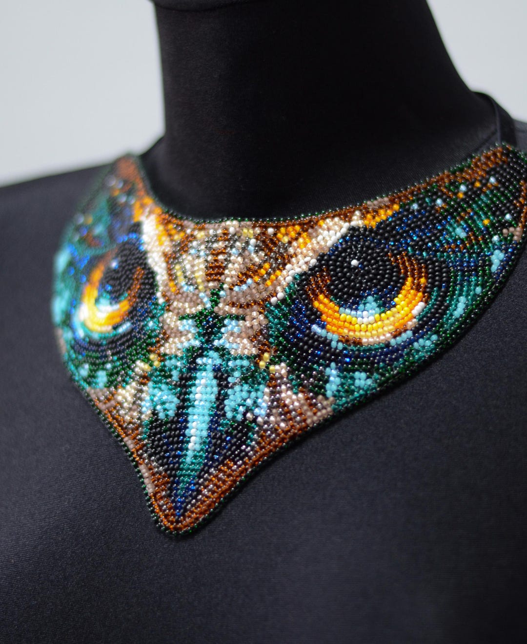 Fearless Gaze Magical Bead Embroidery Kit - DIY Mystical Art Craft ...