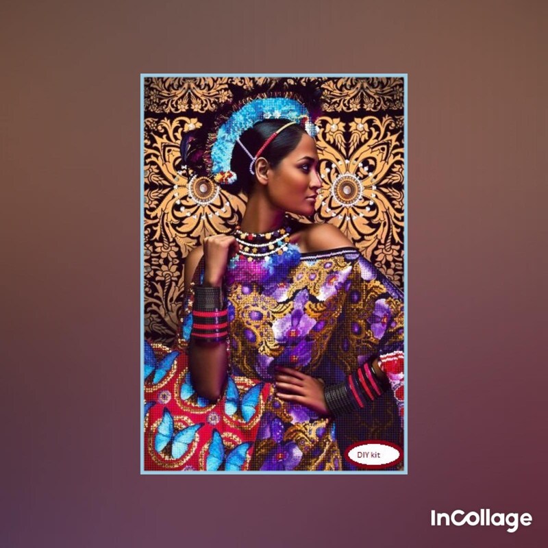 African Diamond Painting Kit - Etsy