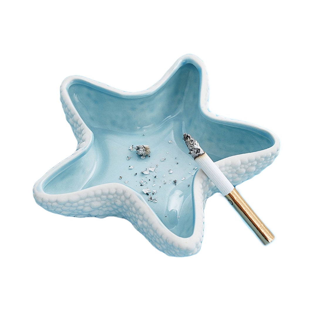 Cute Seashell/starfish Ceramic Ashtray - Etsy