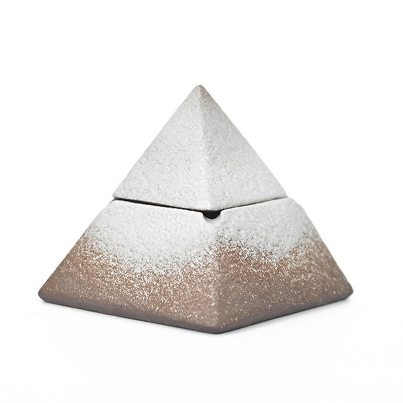 Pyramid Ashtray With Lid - Etsy