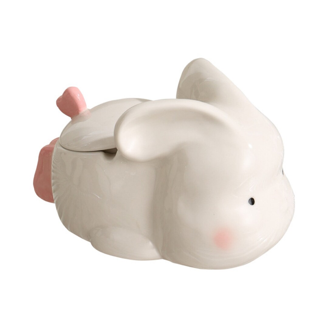 Cute Bunny Ashtray With Lid Ceramic - Etsy