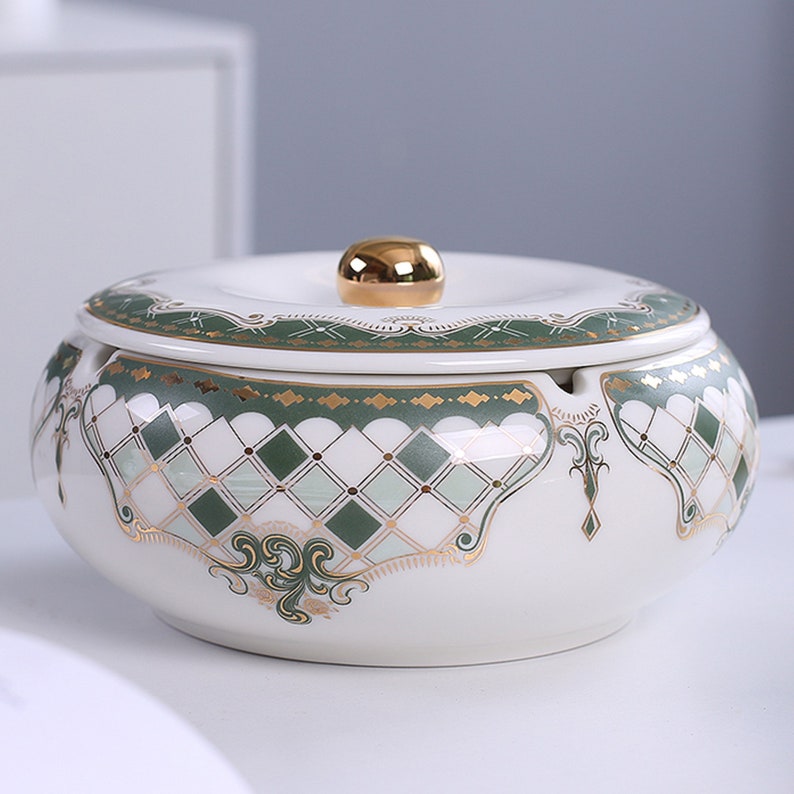 Modern Luxury Ashtray With Lid 5.7-inch Large | Etsy