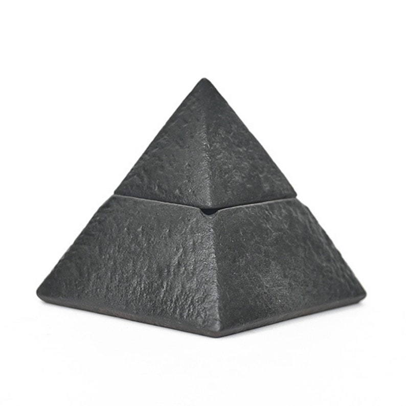 Pyramid Ashtray With Lid - Etsy