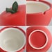 Covered Ashtray Apple Orange Ceramic Ash Tray Smokeless - Etsy