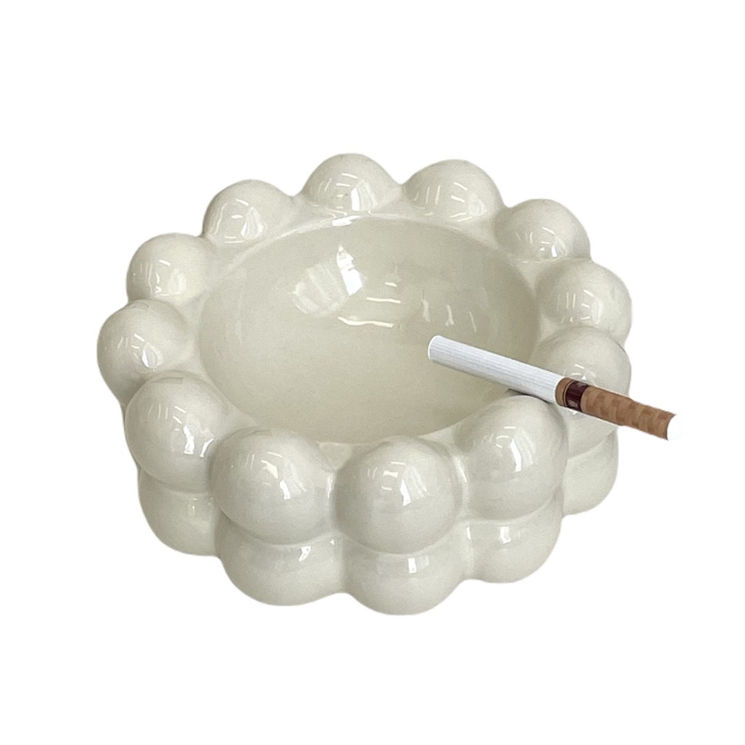 Cool Ceramic Ashtray Nordic Style Unique Balls Surface - Etsy
