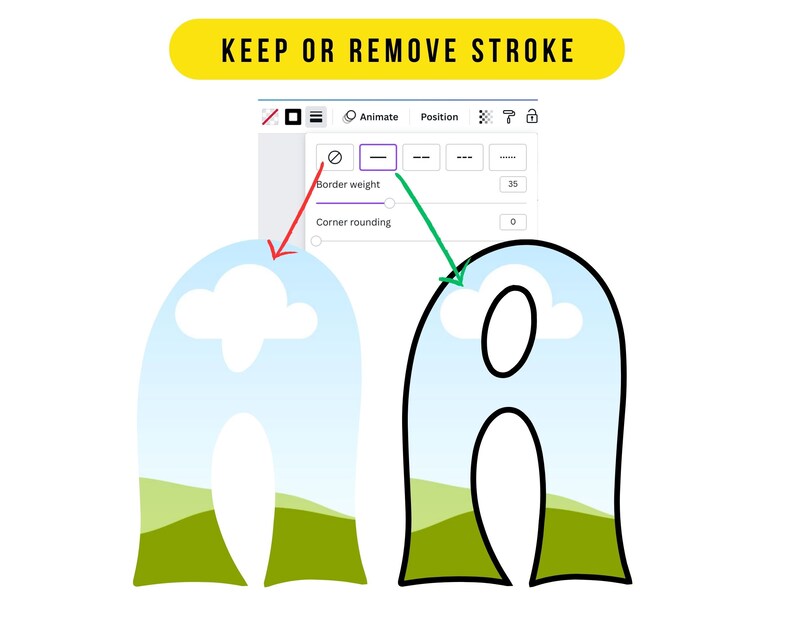 Editable Canva Alphabet Frames Canva Letter Frames Letters and Numbers ...