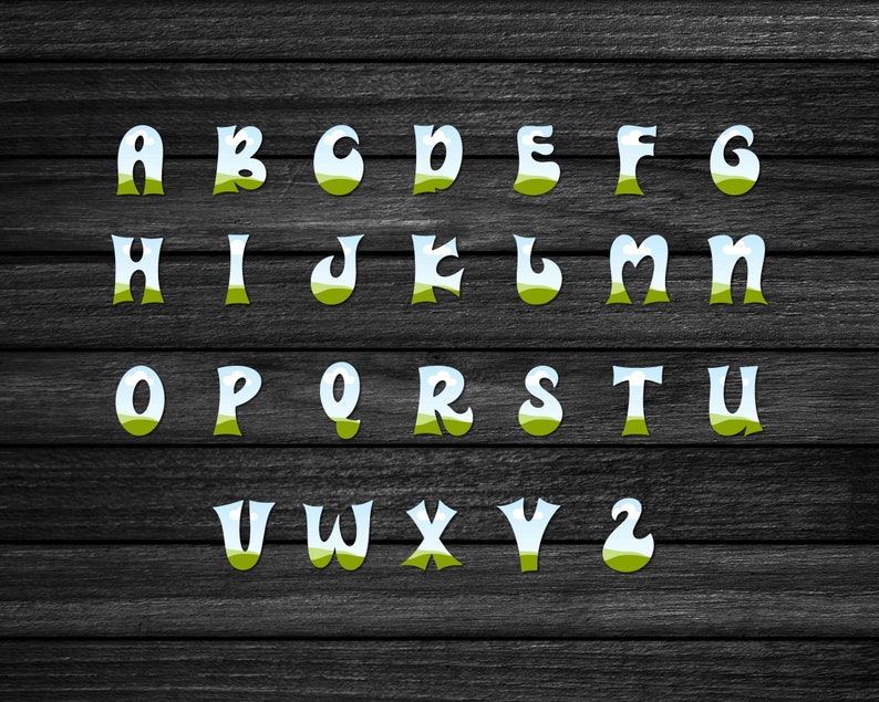 Editable Canva Alphabet Frames Canva Letter Frames Letters and Numbers ...