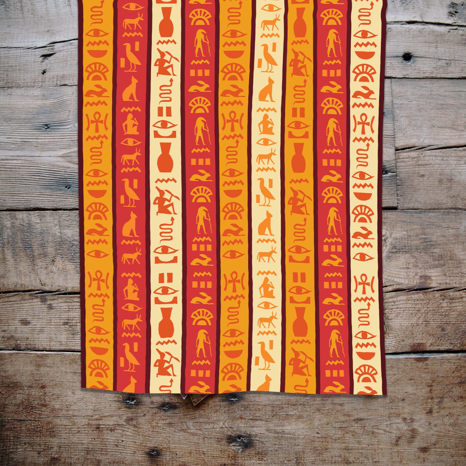 Ancient Egypt Hieroglyphic Table Runner | Etsy