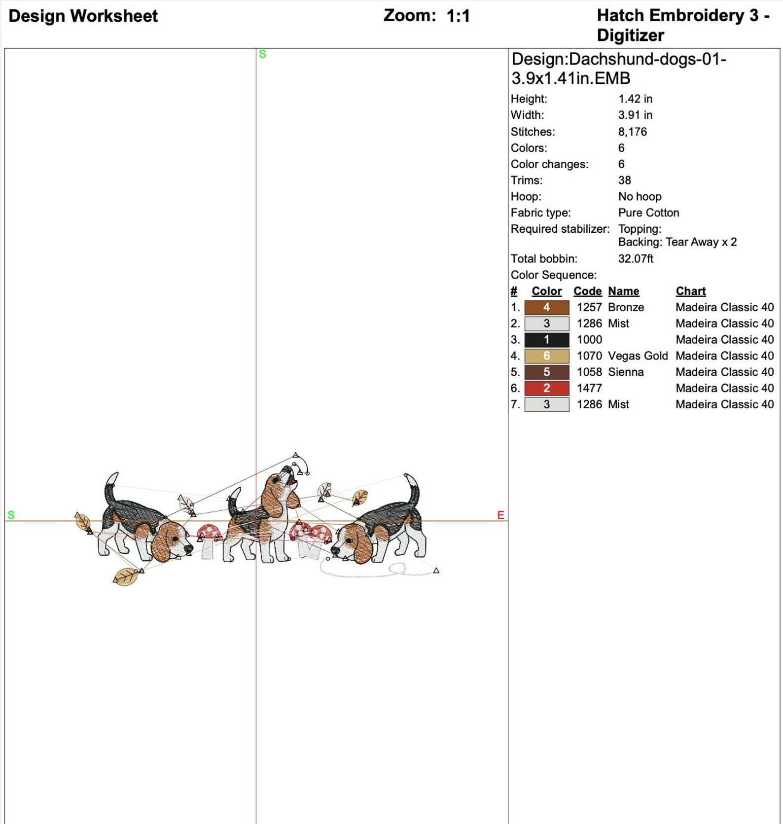 Baying Beagle Dog Embroidery Design | Machine Files, Hunting Dog PES ...