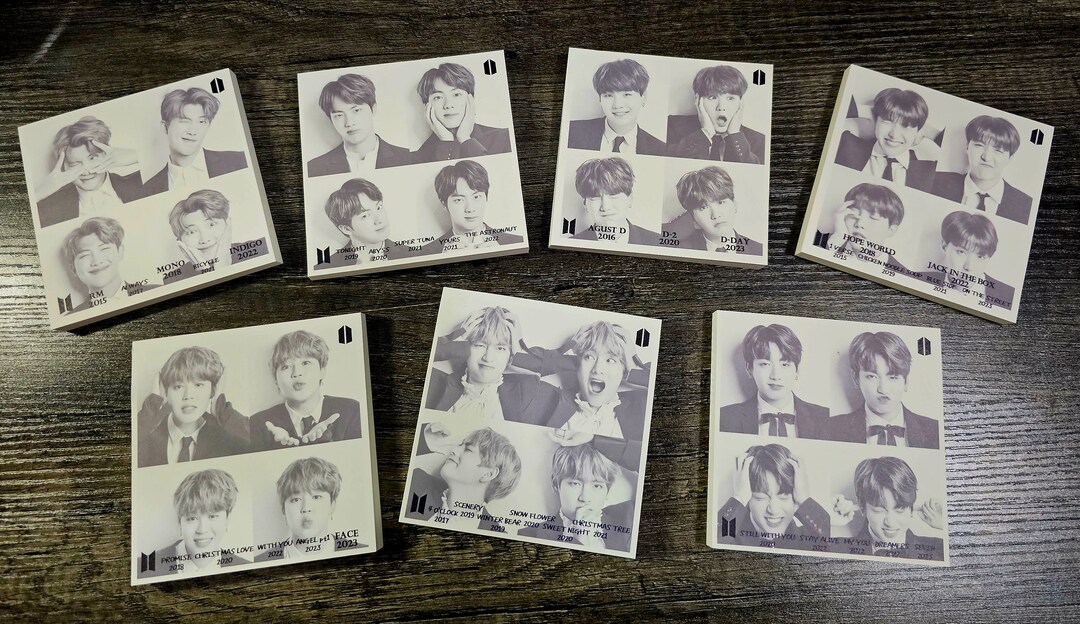 BTS Writing Notepad - Etsy