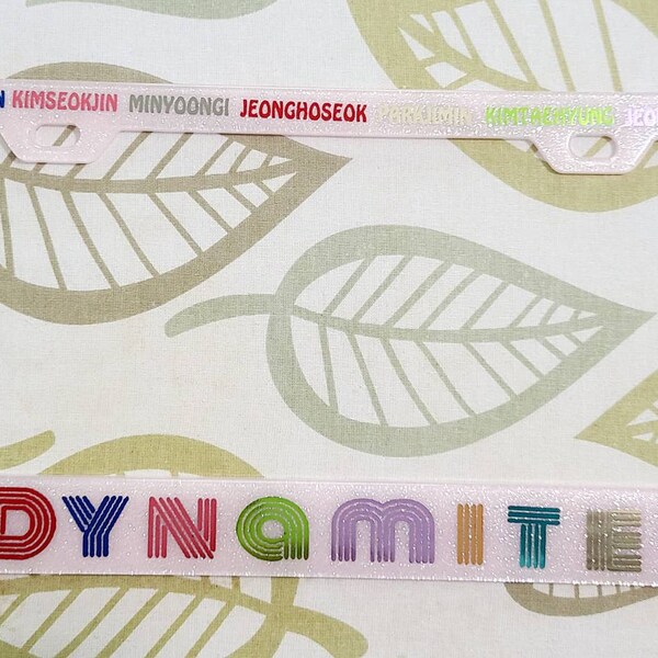 Bts License Plate Frame - Etsy