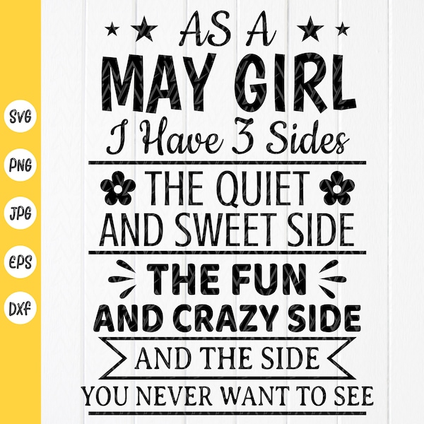May Girl Svg - Etsy