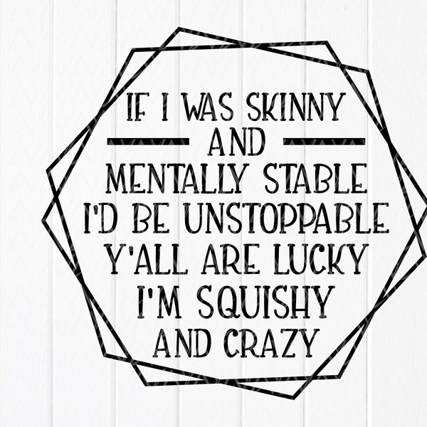 Unstoppable Funny Svg - Etsy