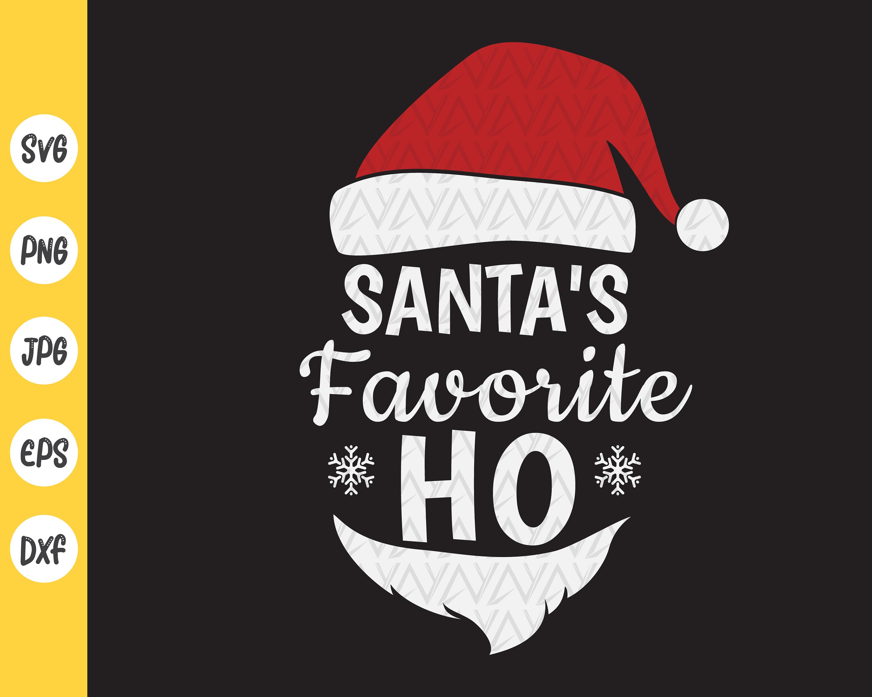 Santa's Favorite Ho SVG Funny Christmas Svg Ugly Sweater - Etsy